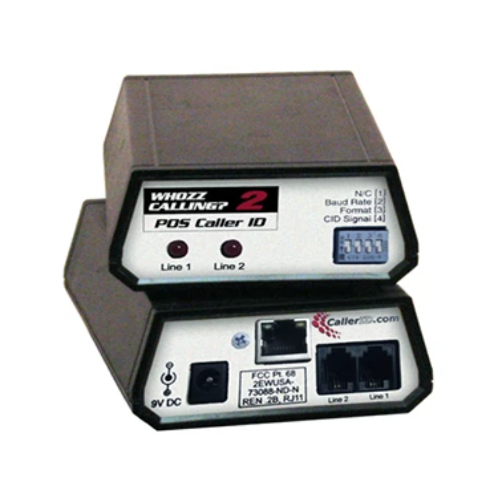 Whozz Calling 2 Line POS CallerID Terminal – POSGear